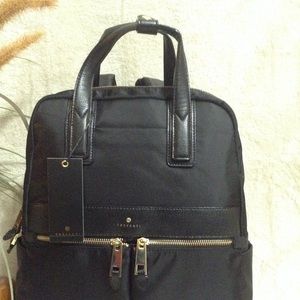 Travanti | Bags | Left Less Bulky Black Backpack With Top Handle | Poshmark